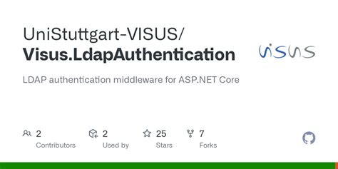 GitHub UniStuttgart VISUS Visus LdapAuthentication LDAP