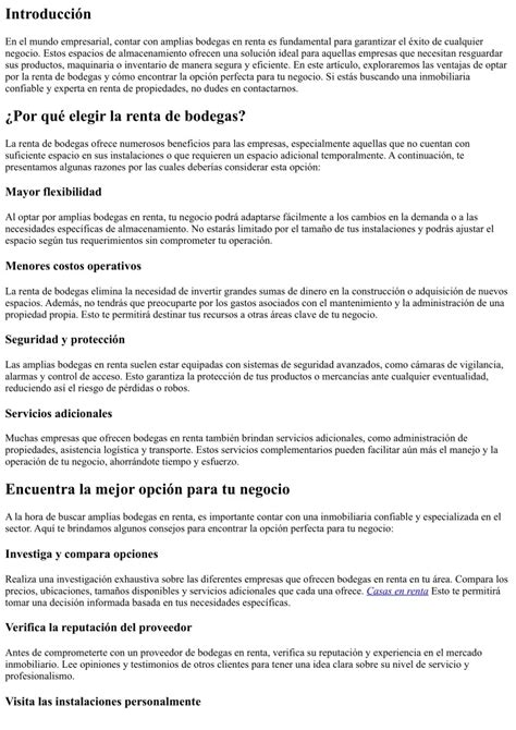 PPT Amplias bodegas en renta La solución perfecta para tu negocio