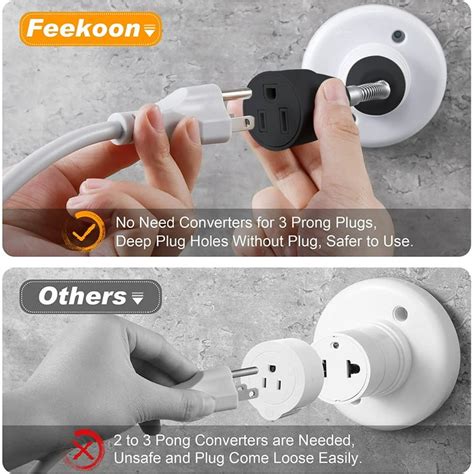 Grounded Light Socket Adapter High Quality 3 Outlet Grounded Ac Power