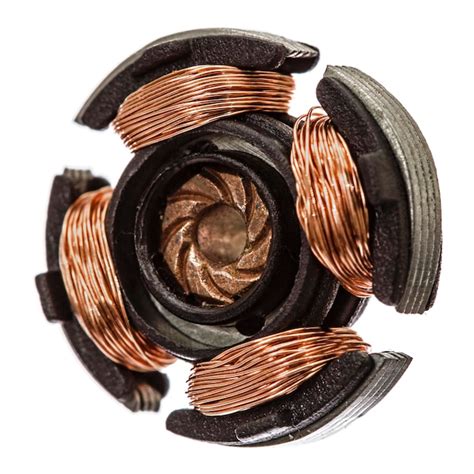 Premium Photo Stator Of Electric Engine Isolated On White Background