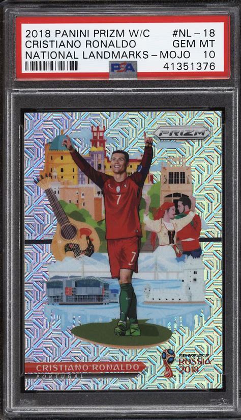 Cristiano Ronaldo 2018 Prizm World Cup 18 National Landmarks Mojo