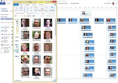 Organigramm Mit Bildern Visio Training