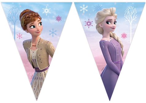 Wimpelkette Frozen 2 Wind Spirit Etwa 230cm Lang Von Procos