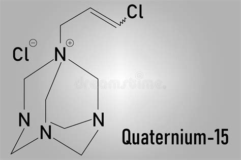 Quaternium 15 Surfactant And Preservative Molecule Formaldehyde