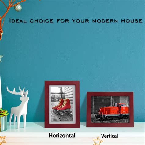 Egofine 5x7 Picture Frames 4 Pack Covered By Plexiglass