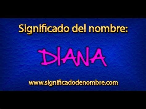 Significado De Diana Significado De Nombres