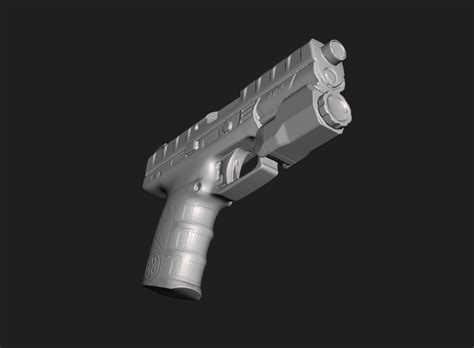 Stl File Beretta Apx Inforce Wild Real Size 3d Scan Gun Mold 🩻 ・3d