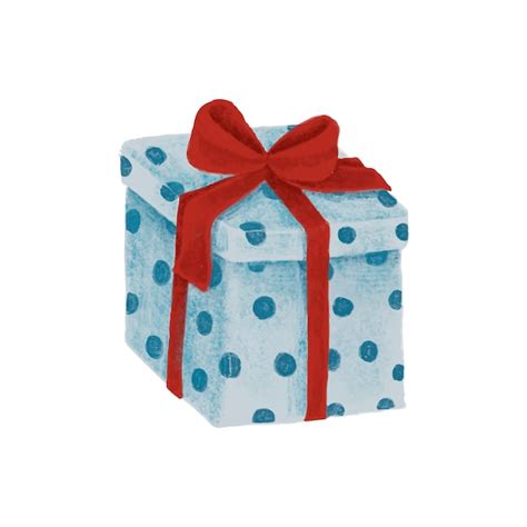 Free Vector Hand Drawn Christmas Present Illustration