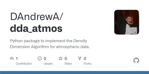 Github Dandrewaddaatmos Python Package To Implement The Density