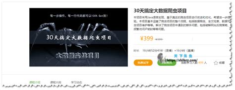 大讲台 大数据爬虫实战 天下无鱼 资源博客