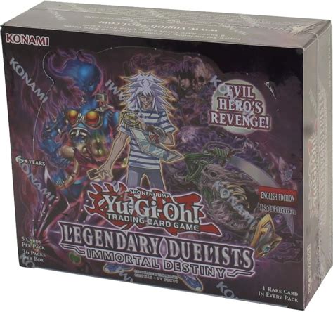 Yugioh Legendary Duelists Immortal Destiny Booster Box Yu Gi Oh Sealed