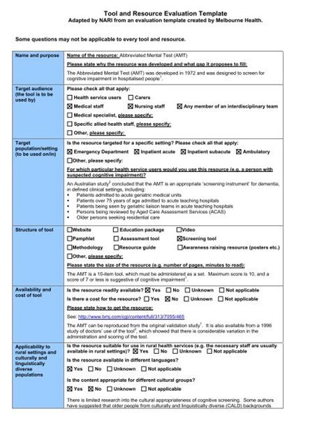 Abbreviated Mental Test Score Amts Department Of Health Abbreviated Mental Test Score Amts Department Of Health