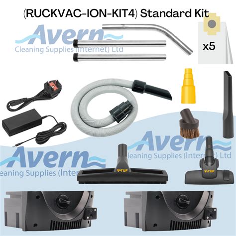 V Tuf Ruckvac Ion Kit4 Cordless M Class Backpack Vacuum Cleaner 2 Ba