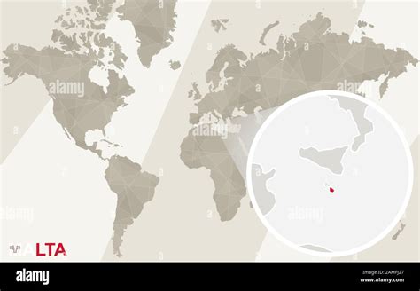 Map Of Malta Stock Vector Images Alamy