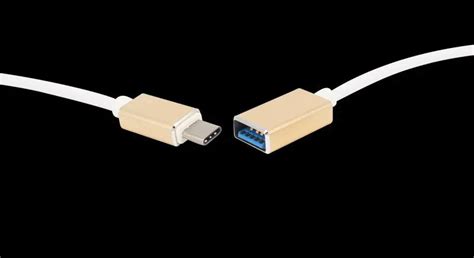 Кабель адаптер Usb C 3 1 Type C Male Usb 2 0 A Female Otg для синхронизации данных