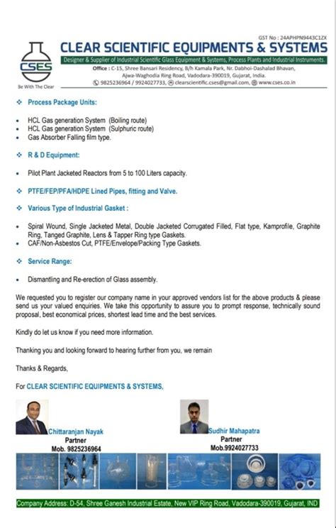 Cses Clear Scientific Equipments And Systems On Linkedin Introduction