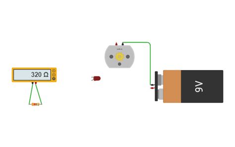 Circuit Design Using A Multimeter [template] Tinkercad