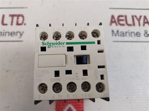 Schneider Electric Telemecanique Lc1k0610f7 Contactor 110v Aeliya Marine