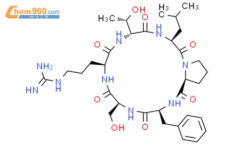 916884 82 7 Cyclo L Arginyl D Threonyl L Leucyl L Prolyl L Phenylalanyl