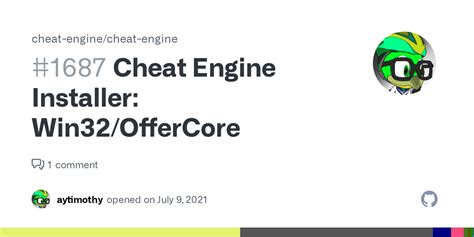 Cheat Engine Installer Win32 OfferCore Issue 1687 Cheat Engine