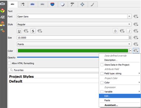 labeling making label same color as feature using pyqgis geographic