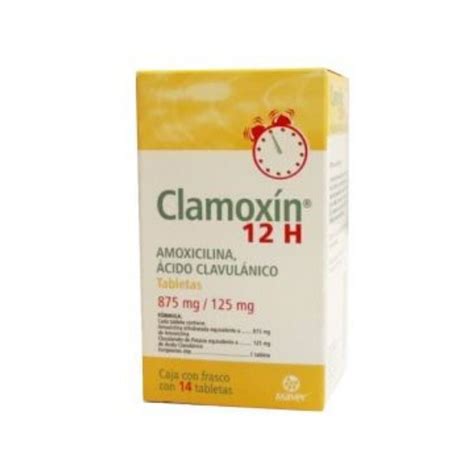 Clamoxin 12 H 875125 Mg 14 Tab