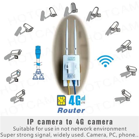Router With 4G LTE Sim And 2 IP66 LAN Ports Connection Everywhere
