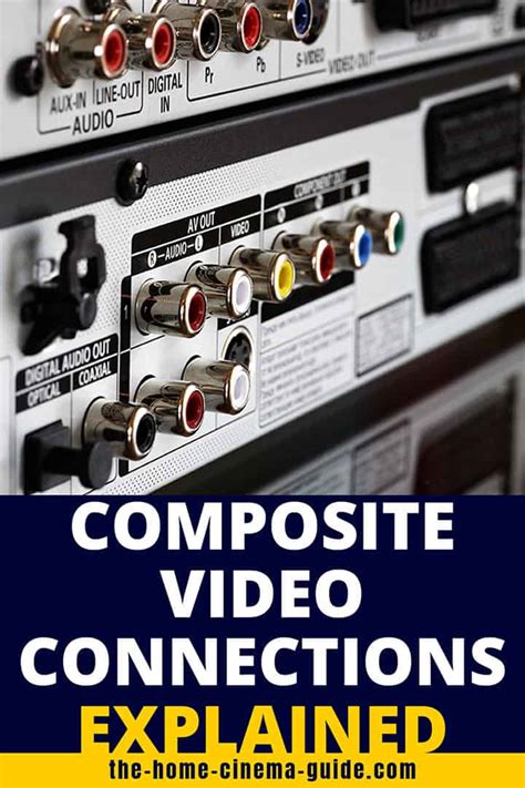Composite Video Cable And Connection Explained