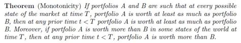 [solved] Use The Monotonicity Theorem To Show That All Risk Free Assets