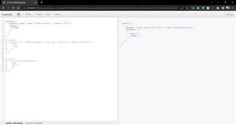 How To Query Errors From The Mutation Result Issue TOgg