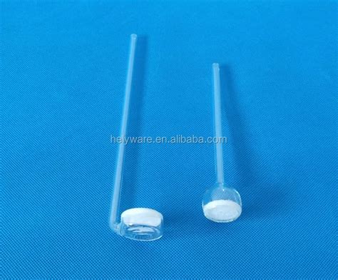 Glass Straight Gas Dispersion Tube With Fritted Glass Disc For Lab