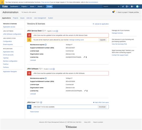 Jira Upgrade