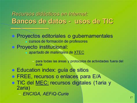 Imnovacion educatitiva y las TIC página