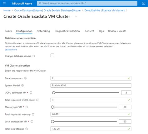 Create Your First Exadata And Oracle Database On Oracle Databaseazure