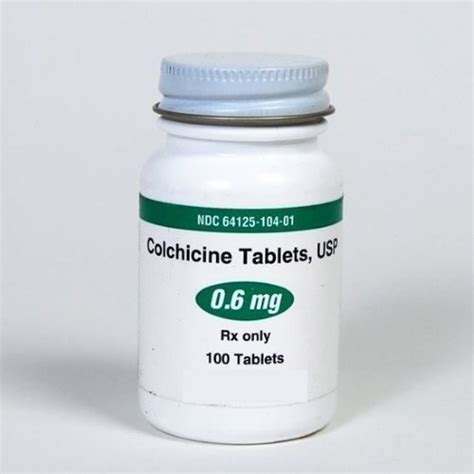 Colchicine Tablets 06 Mg Who Gmp Iso And Usfda Approved