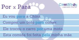 Differences Between Por And Para In Portuguese Lesson 14