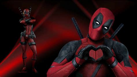 Lady Deadpool Wallpaper In Love 3 Deadpool Wallpaper 40998135