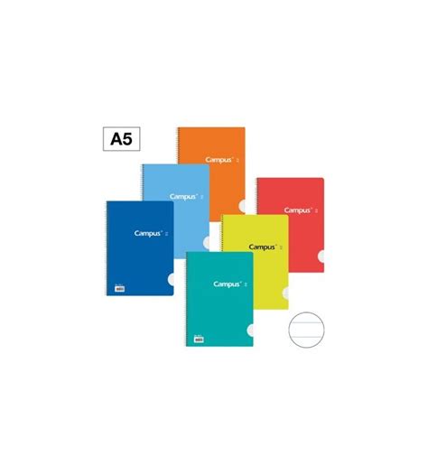 CUADERNO 1 4 TAPA NORMAL HORIZONTAL 80 HOJAS 60 GR SURTIDO CAMPUS