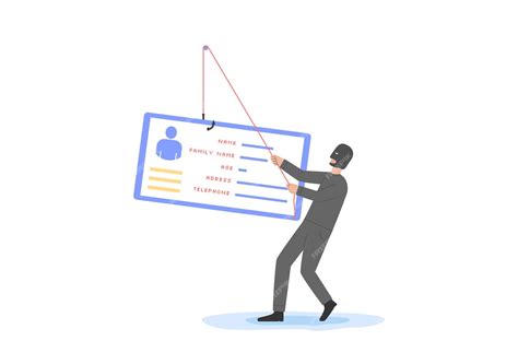 Premium Vector Hacker Attack And Cyber Criminals Phishing Stealing