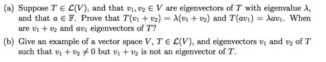 solved suppose t elementof l v and that v 1 v 2 elementof