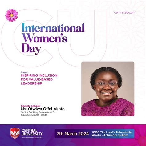 Otwiwa Offei Akoto On Linkedin Iwd2024 Inspireinclusion Centraluniversity