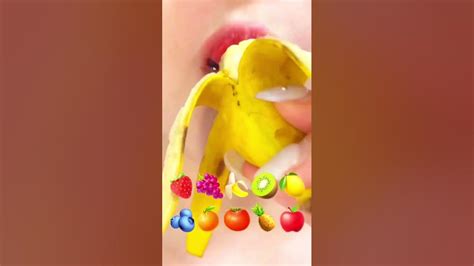 Asmr Eating Emoji 🍌 Cr Dangbeeeating Youtube