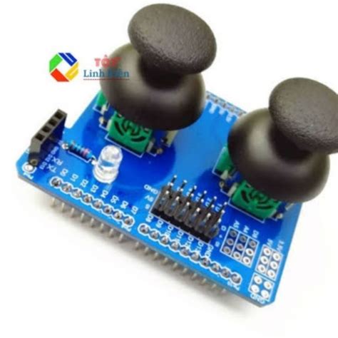 jual joystick dual arduino uno mega arm robot shield kota bogor rg