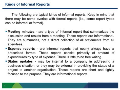 Informal Report Pptx