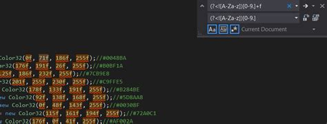 Regex C Refactoringrenaming Removing Numeric Literal F From Float