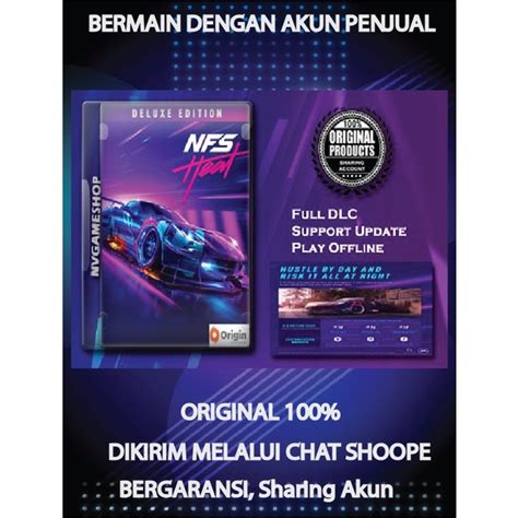 Jual Need For Speed Heat Nfs Heat Deluxe Game Pc Origin Sharing