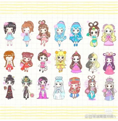 叶罗丽公主简笔画大全 叶罗丽公主简笔画大全和仙子简笔画大全 画趣文库（我爱生活）