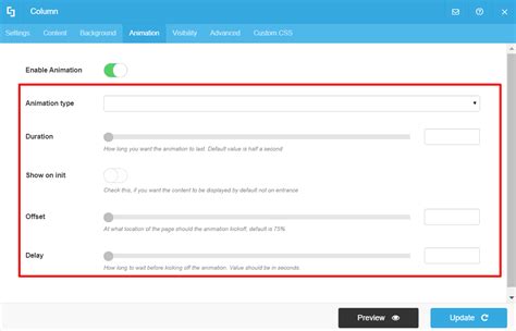 Animation Feature For Shortpoint Row And Column Shortpoint Support