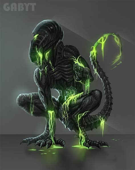 Pin on xᴇɴᴏᴍᴏʀᴘʜs Predator alien art Alien artwork Alien art