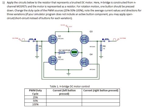 Video Solution Texts 1 Apply The Circuits Below To The Resistor That Represents A Brushed Dc